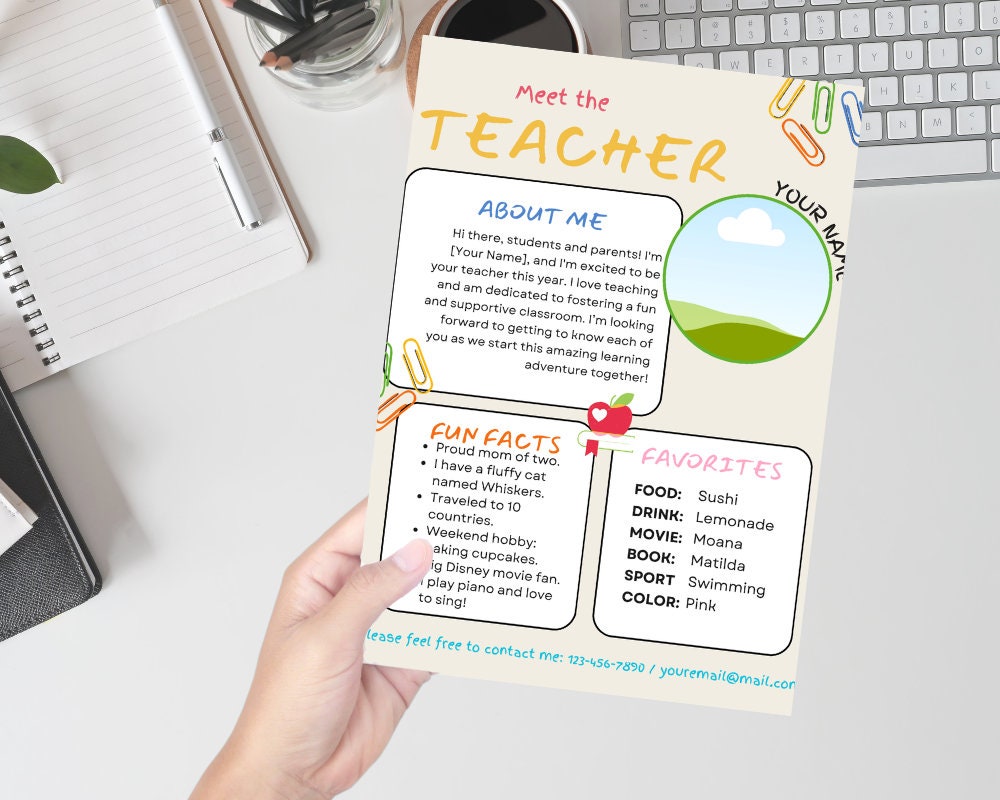 Meet the Teacher Groovy Classroom Set | Back to School Flyers, Welcome ...