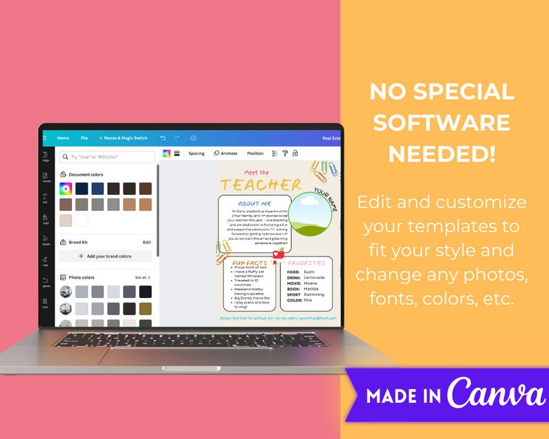 Meet the Teacher Groovy Classroom Set | Back to School Flyers, Welcome ...