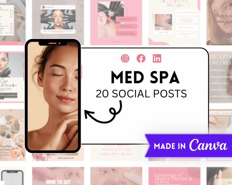 Instagram Templates for Botox and Filler Nurse Injector Esthetician and ...