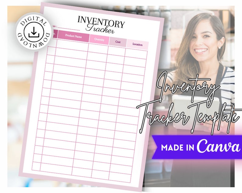 2024 Planner & Inventory Tracker Printable Inventory Sheets Digital ...