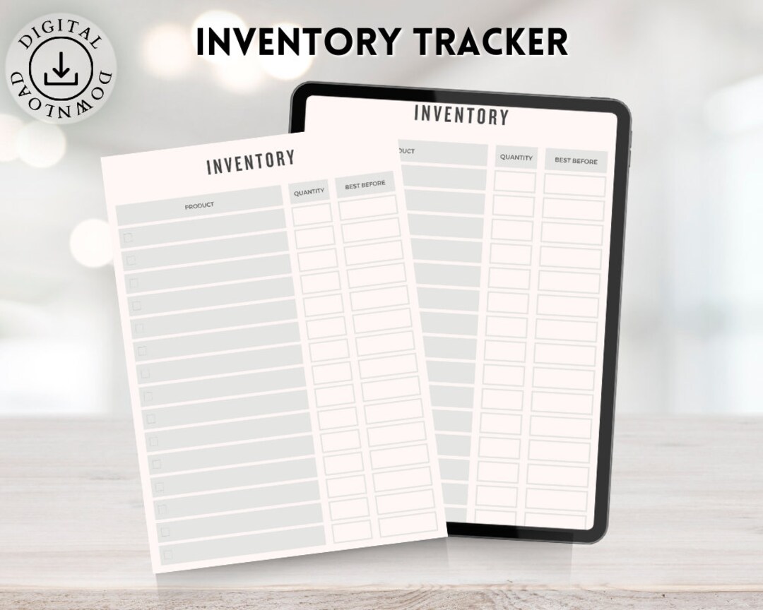 Inventory Tracker Template Inventory Management Template Order Tracker ...