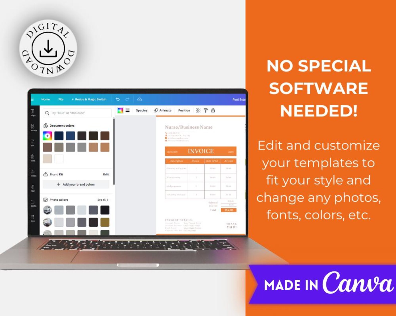 Editable Caregiver Contract - Caregiver Invoice Template - Home Care ...