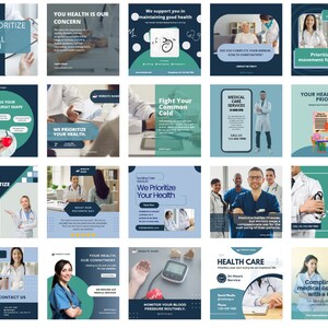 Medical Spa Editable in Canva Diy Flyers Canva Templates Social Media ...