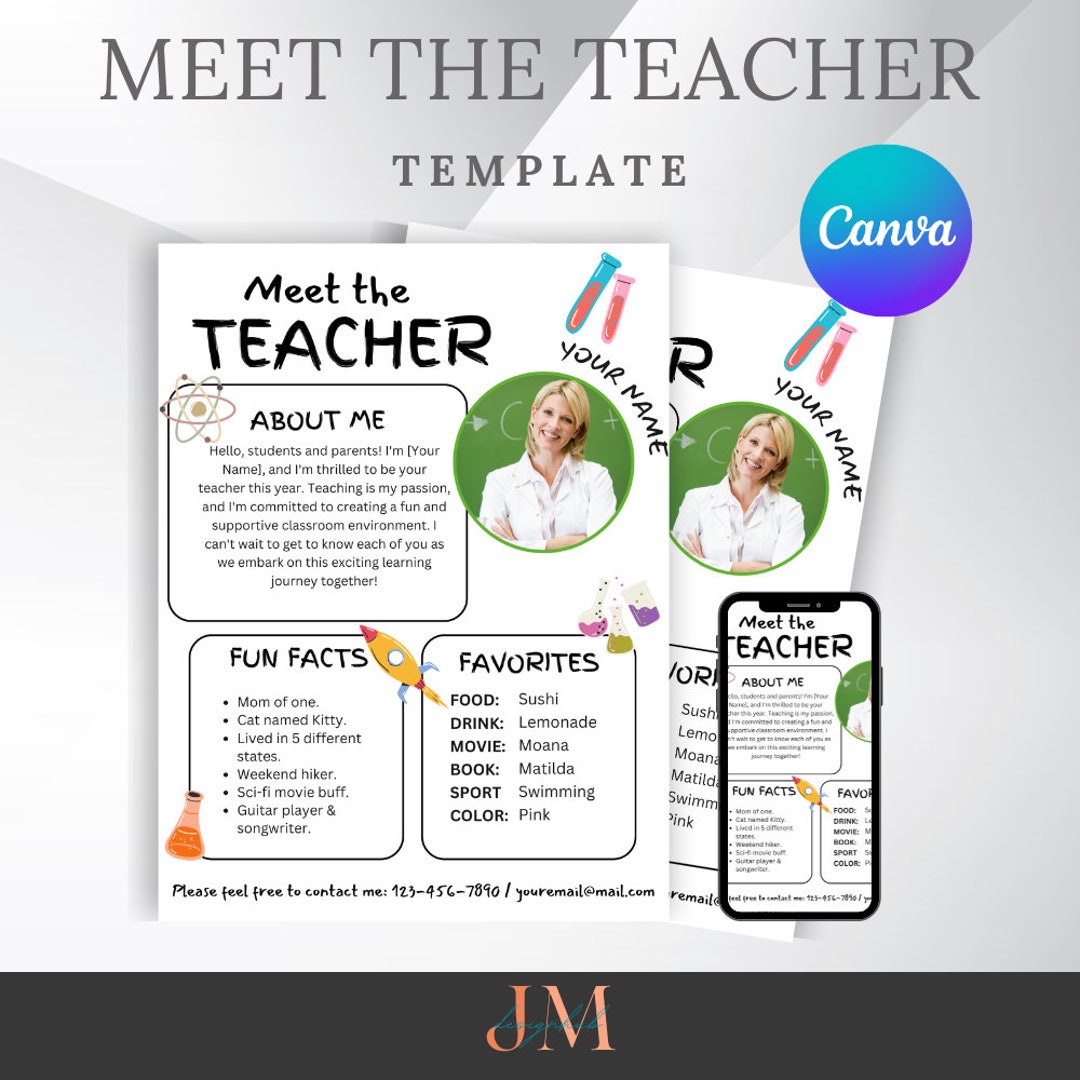 Meet the Teacher Science | Back to School | Open House | Thanks for ...