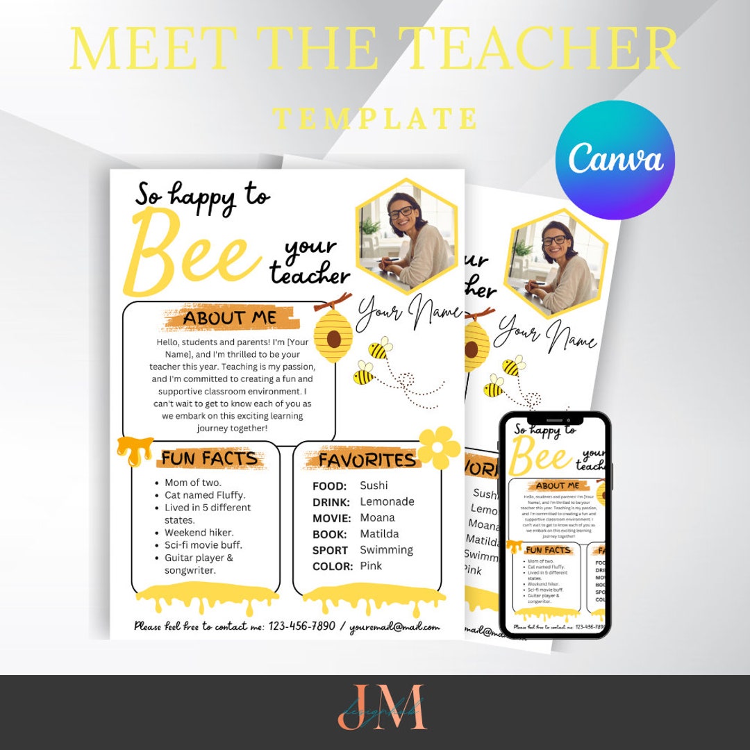 Meet the Teacher | Get to Know Teacher | Back to School | Teacher ...
