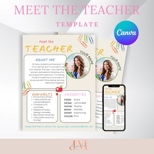 Meet the Teacher Groovy Classroom Set | Back to School Flyers, Welcome ...