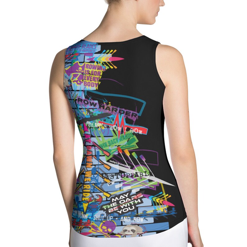 Rowing Graffiti Tank Top Rowing is for Everybody Tank Row - Etsy