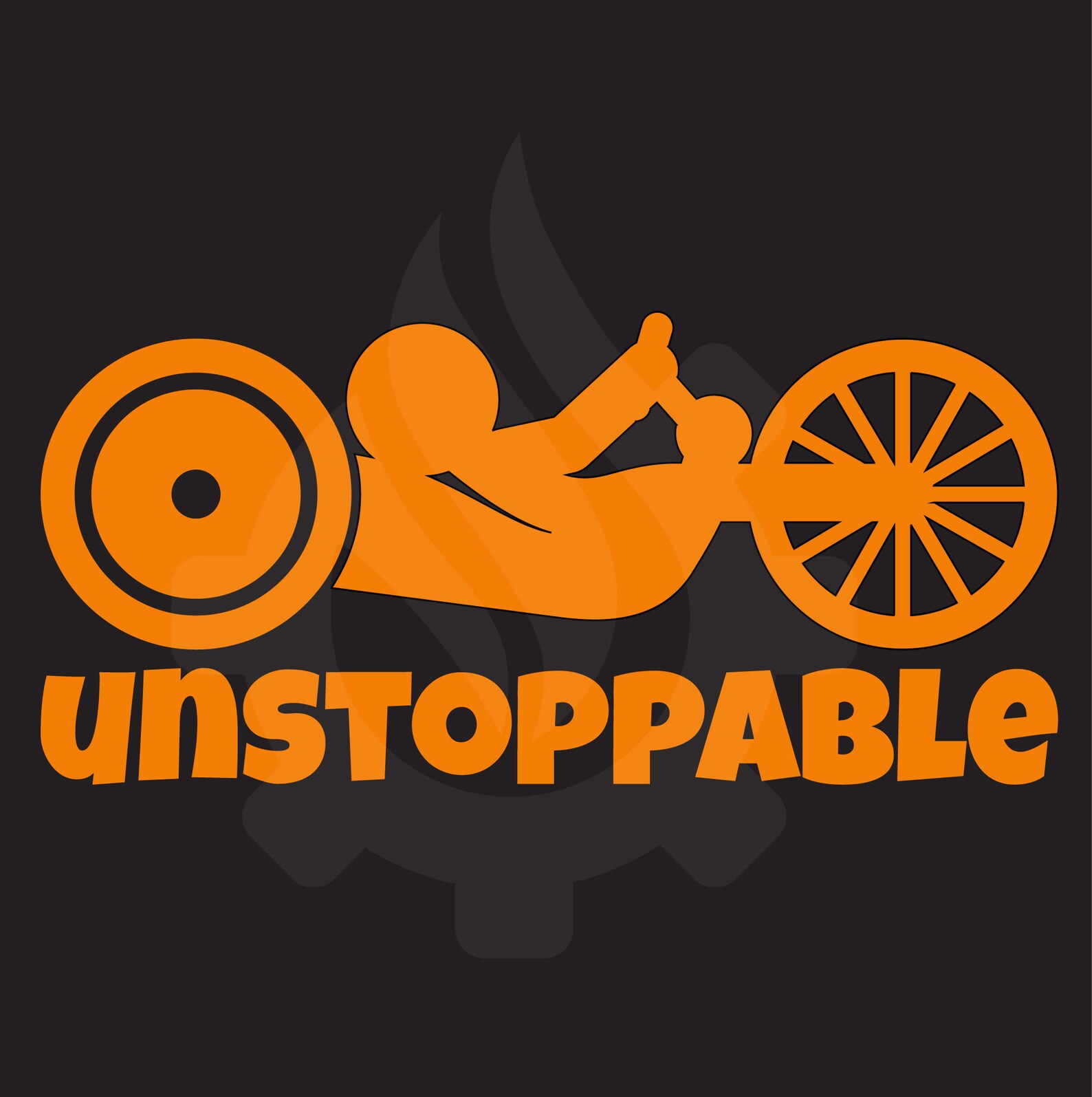 Hand Cycle Vinyl Decal Unstoppable Wheelchair Decal Car - Etsy
