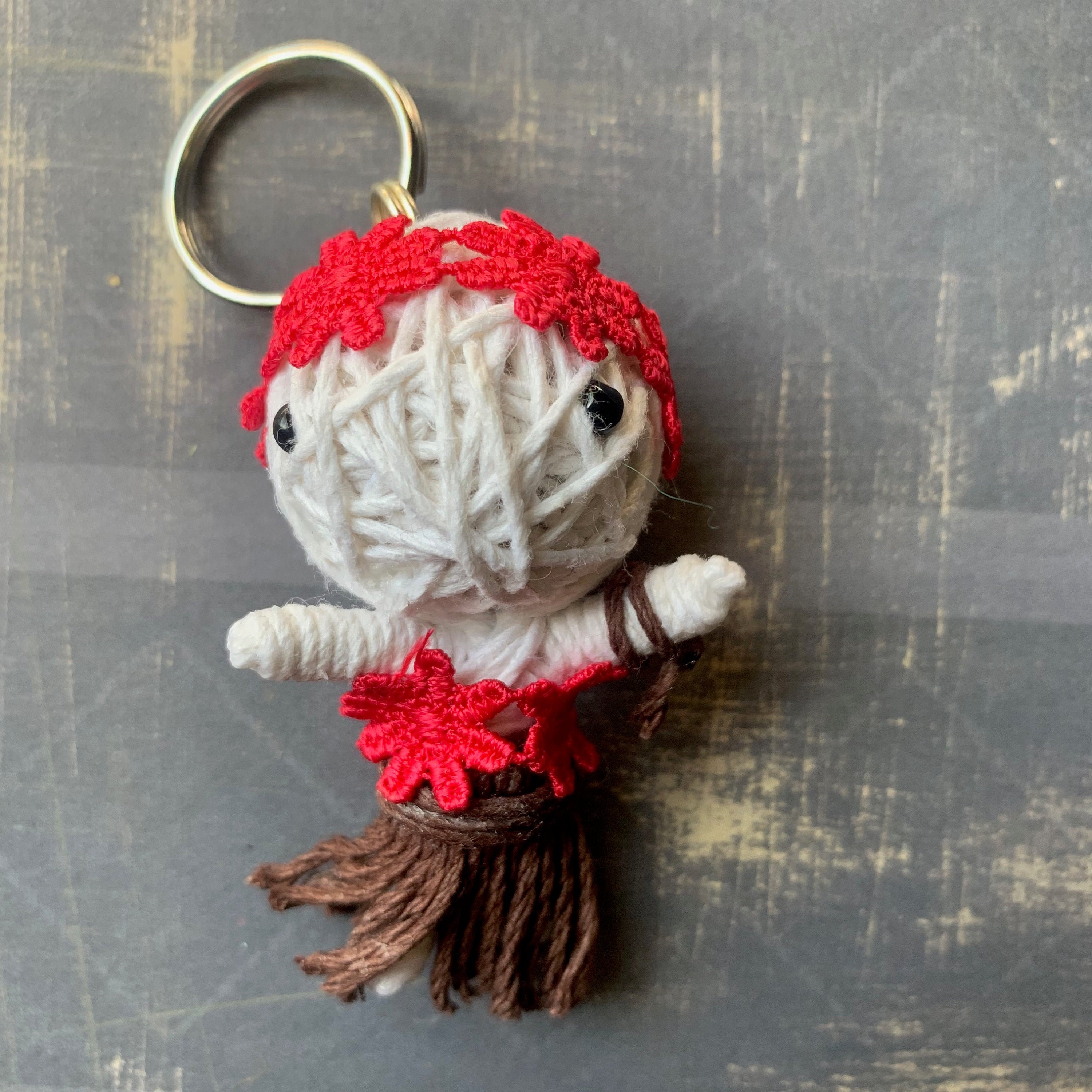 String Voodoo Dolls Keychain