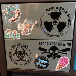 Melting Brain Sticker, Experiencing Difficulties Sticker, Waterproof ...