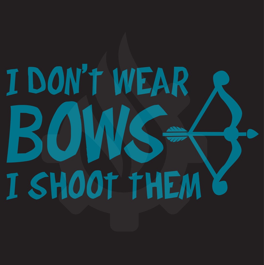 Bows Vinyl Decal, Arrow Decal, Shoot Bows Sticker, Archery Decal ...