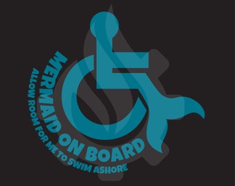 Wheelchair Mermaid - Etsy
