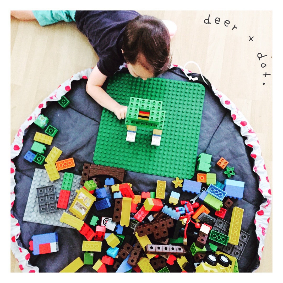 A. LARGE U CHOOSE Play Mat & Toy Bag All in One Playmat Baby Mobile ...