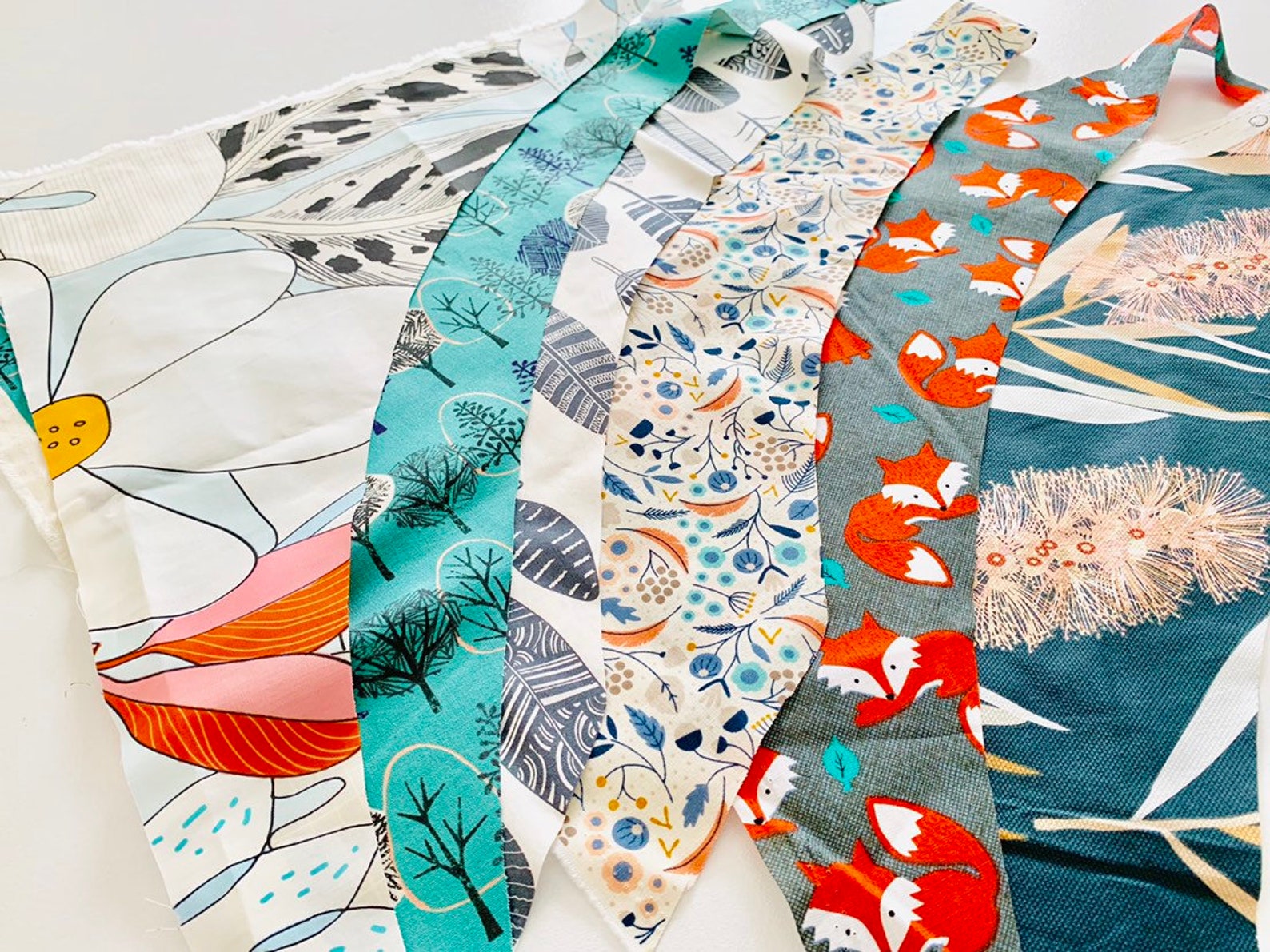 FABRIC OFF CUTS 350g Fabric Bundle Assorted Prints Cheap - Etsy Australia