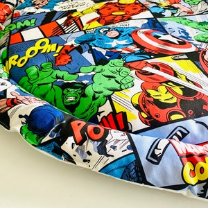 XL Retro Comic Strip, HERO Play MAT, Baby Play Mat, Playmat, Retro Kids ...