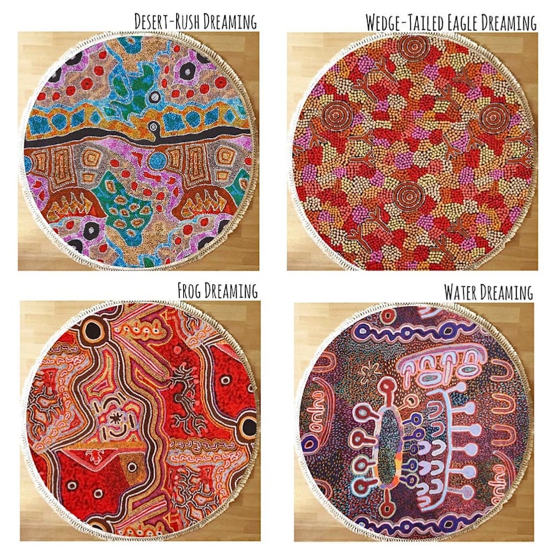 Australian Indigenous Art Print PLAY MATS Aboriginal Art - Etsy Australia