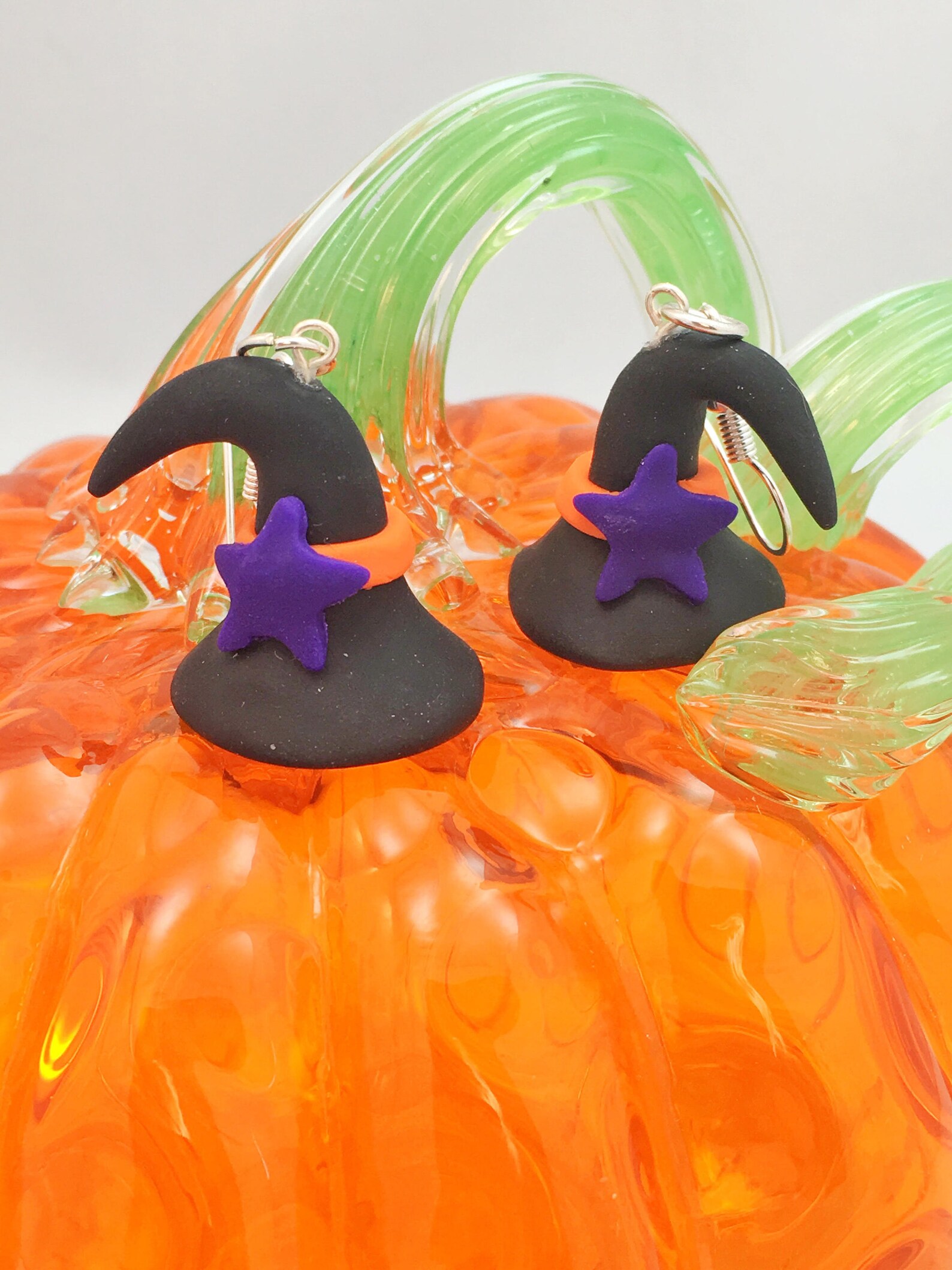 Witch Hat Earrings Halloween Earrings Spooky Earrings - Etsy