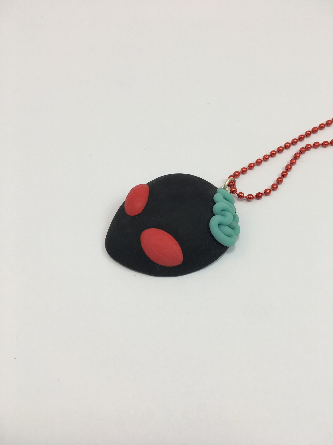 Glow in the Dark Alien Necklace Halloween Necklace Alien - Etsy