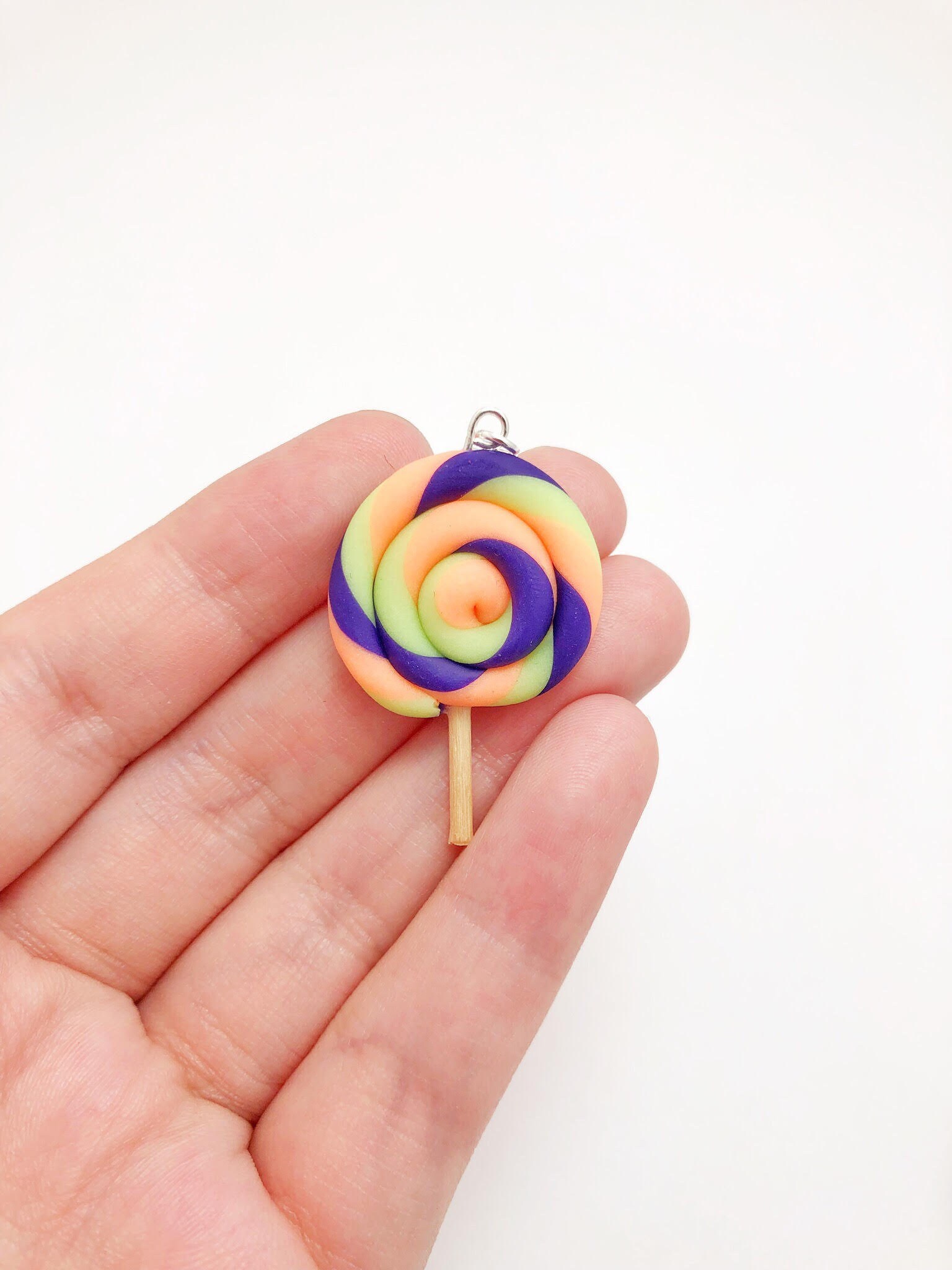 Halloween Earrings Candy Polymer Clay Charms Drop - Etsy