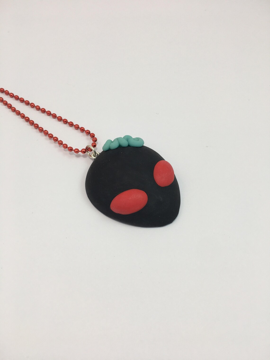 Glow in the Dark Alien Necklace Halloween Necklace Alien - Etsy