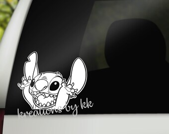 Stitch decal | Etsy