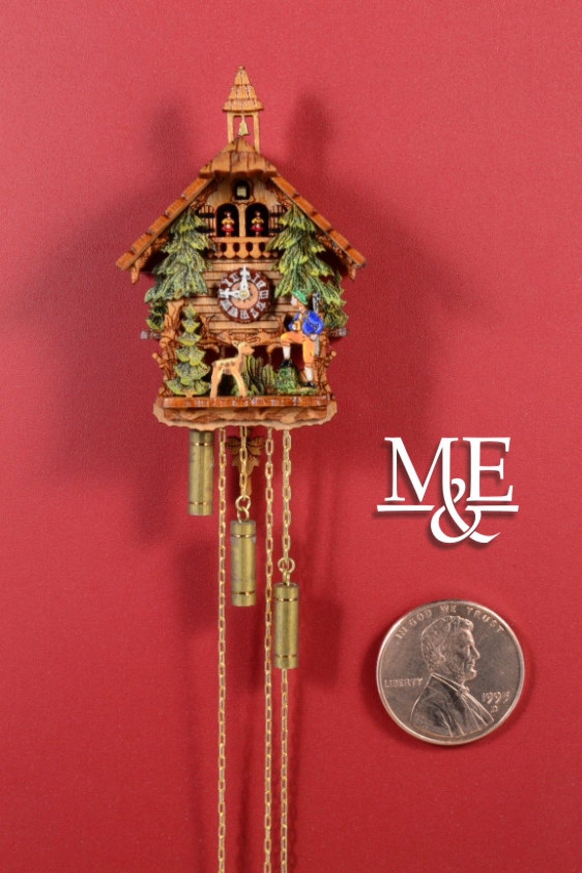 Miniature Cuckoo Clock pines - Etsy