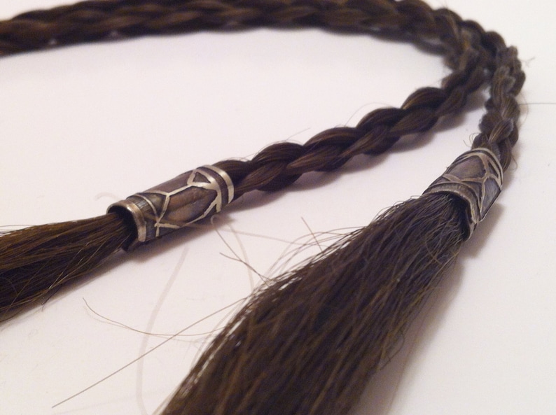Majestic King Dwarven Braid Hair Bead Etched in Nickel Silver - Etsy