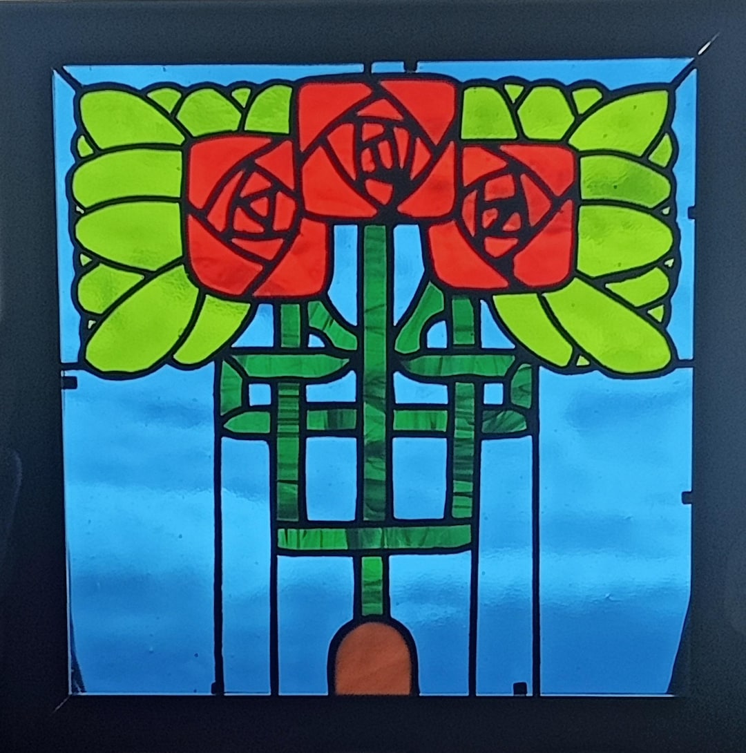 Macintosh Rose Suncatcher - Etsy