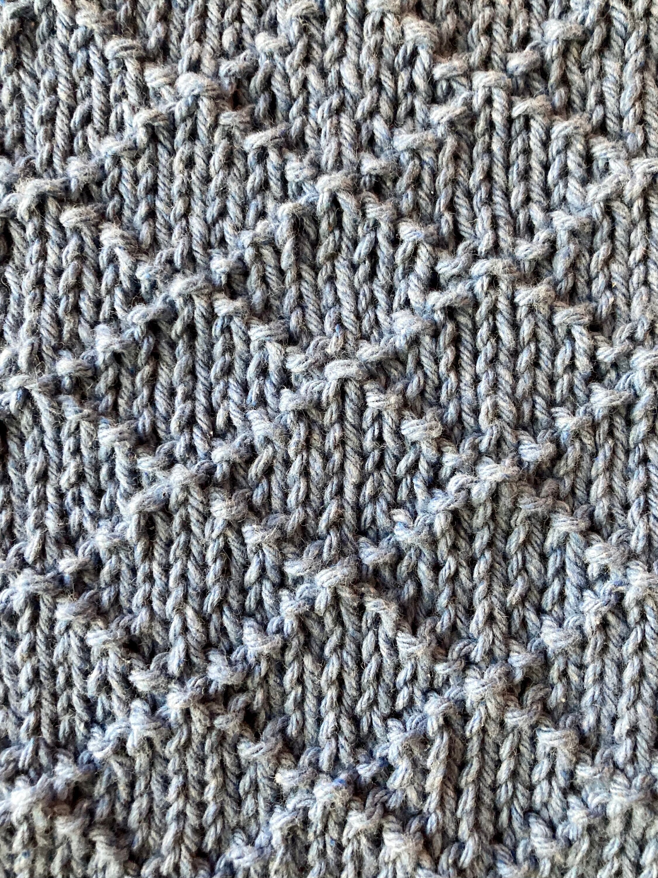 Diamond Of My Eye Knitted Knit Baby Blanket Pattern | Etsy