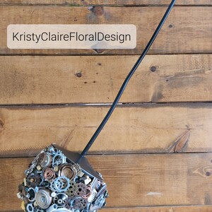 Recycled Bits & Pieces Bouquet, Steampunk, Metal, Scepter, Staff ...
