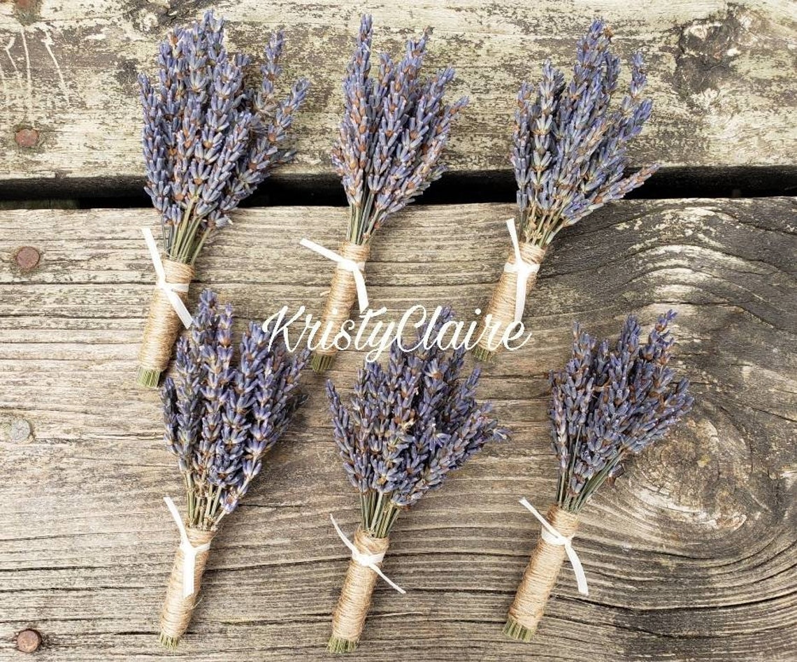 Lavender Boutonnieres (1) Buttonhole, Lapel, Pin-on, Corsage - Etsy
