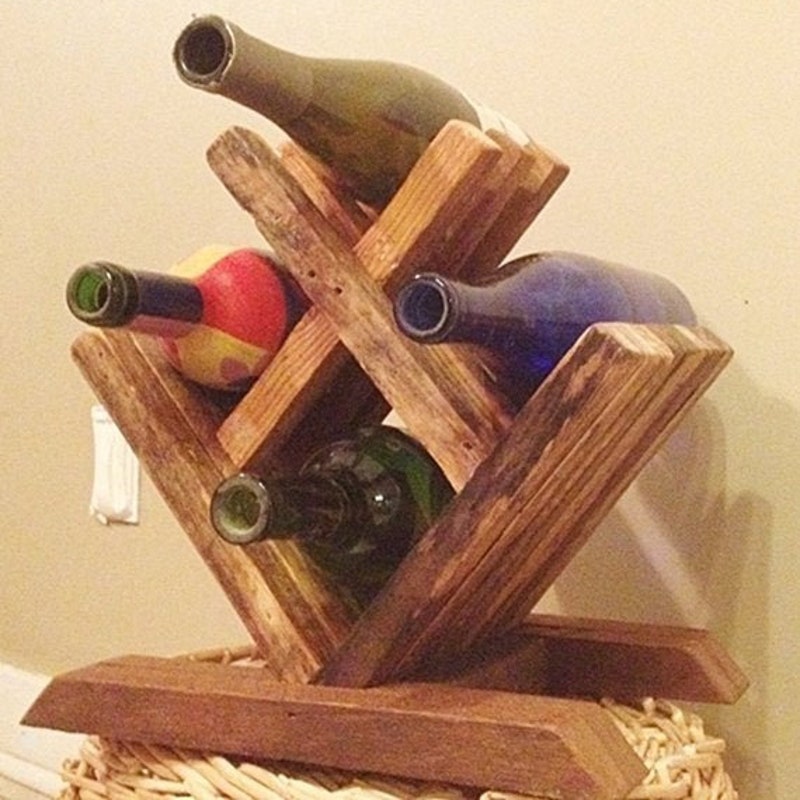 Wooden Wine Rack - Etsy