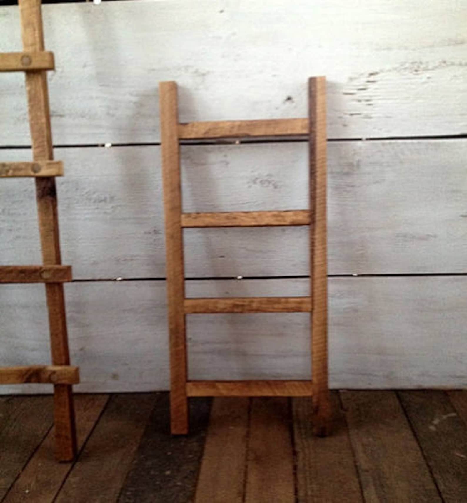 Wood Ladder Wooden Ladder Quilt Ladder Blanket Ladder - Etsy