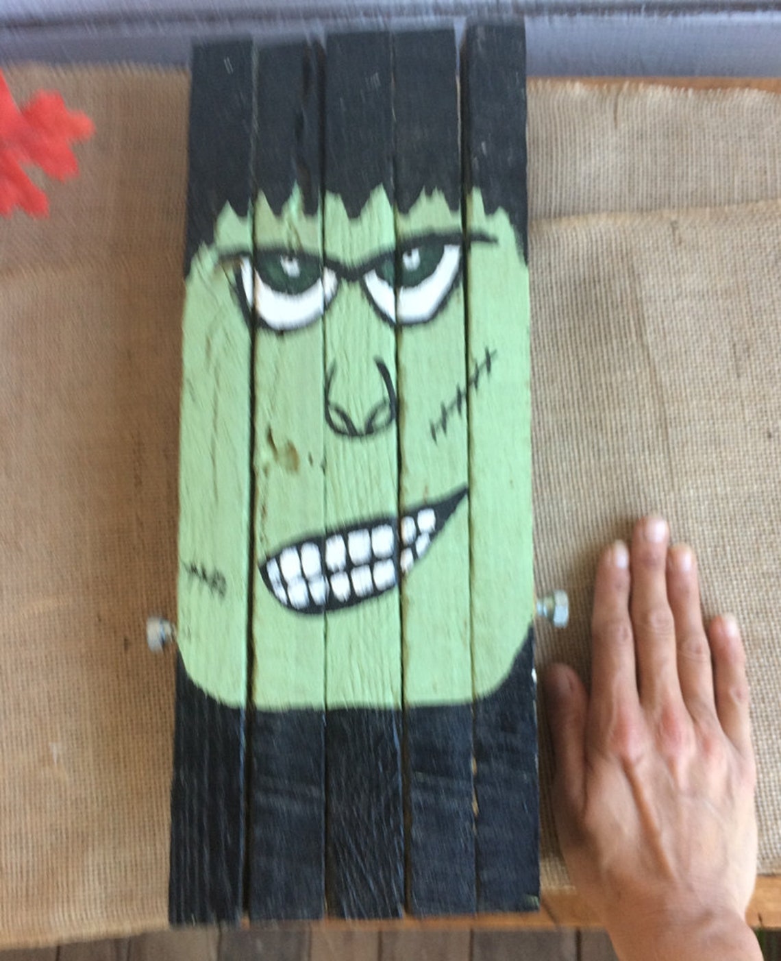 Halloween Decoration, Wooden Halloween Signs, Wood Vampire, Wood Witch ...