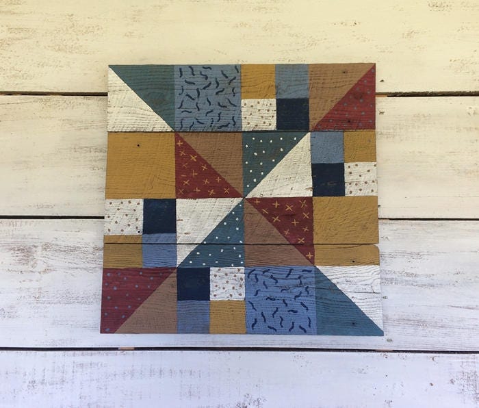 Painted Barn Quilt, Custom Wood Sign, Wood Barn Quilt, Wood Wall Art ...