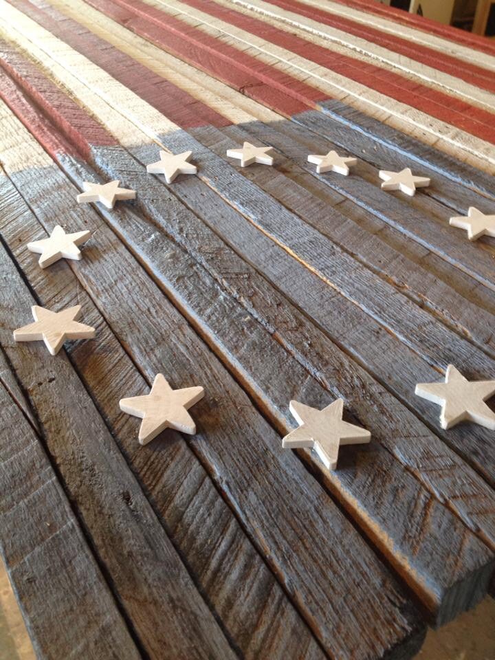 Wood Betsy Ross Flag, Distressed Wood Flag, Wooden Flag, Historic ...