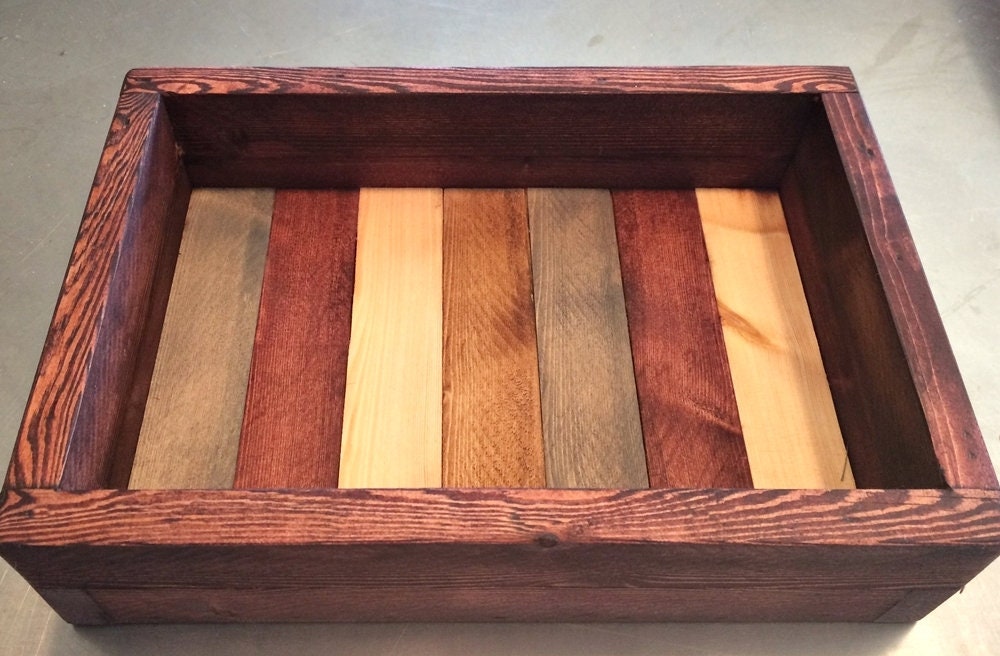Farmhouse Kitchen Decor, Wood Serving Tray, Wood Napkin Holder, Wood ...
