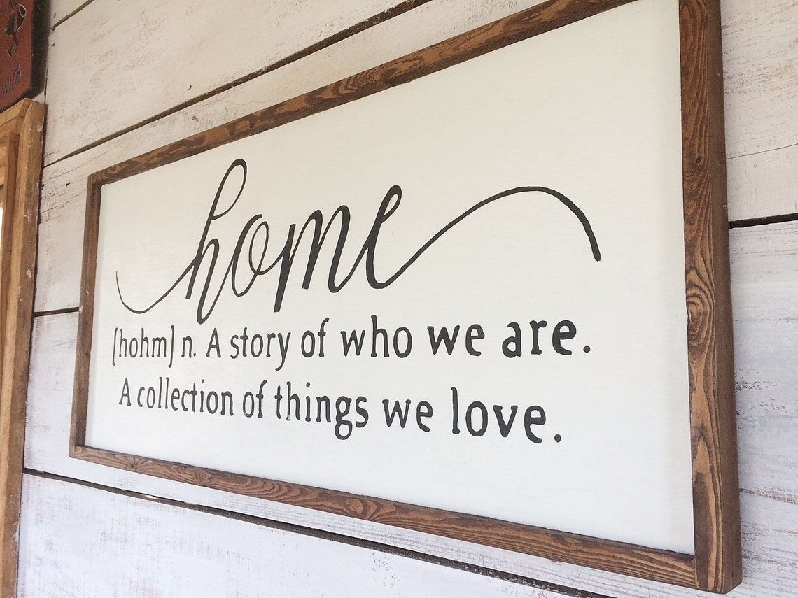 Custom Painted Signs Hand Painted Signs. Farmhouse Wall | Etsy