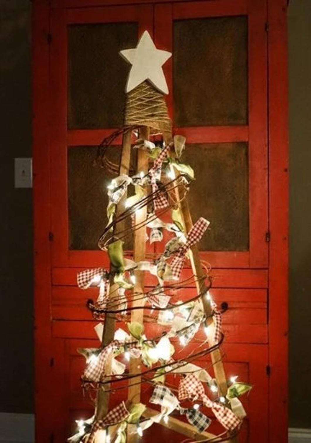 30" Christmas Tree, Primitive Christmas Tree, Christmas Decoration ...