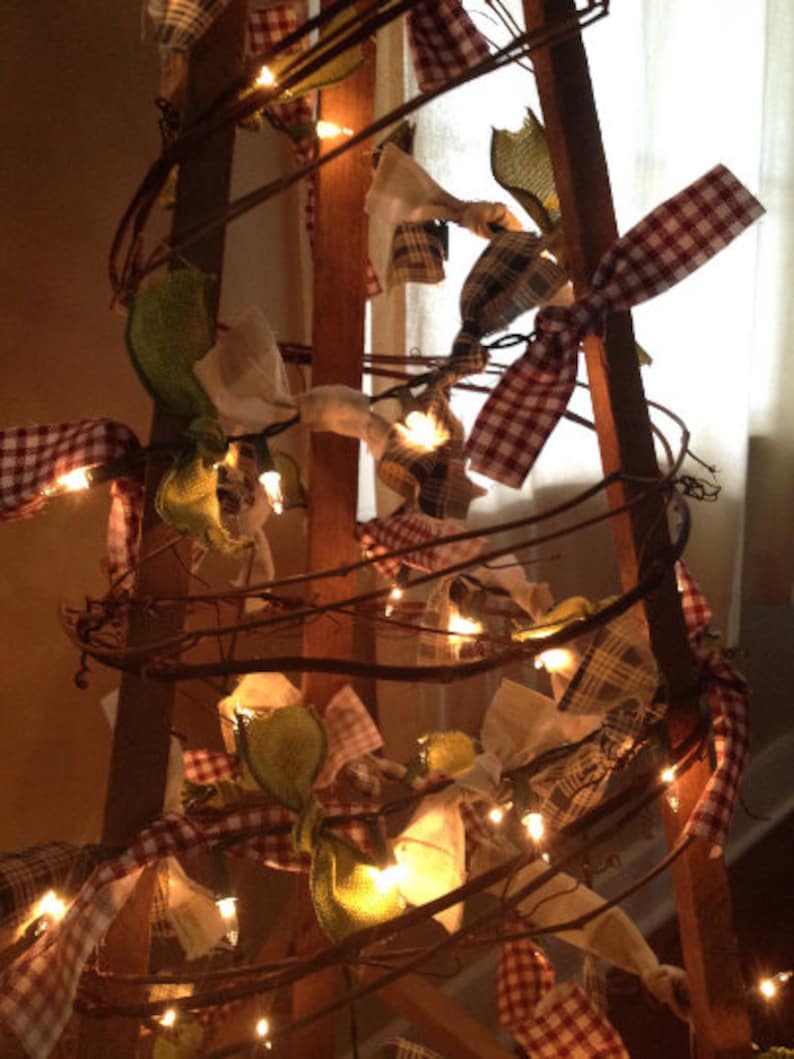 30" Christmas Tree, Primitive Christmas Tree, Christmas Decoration ...