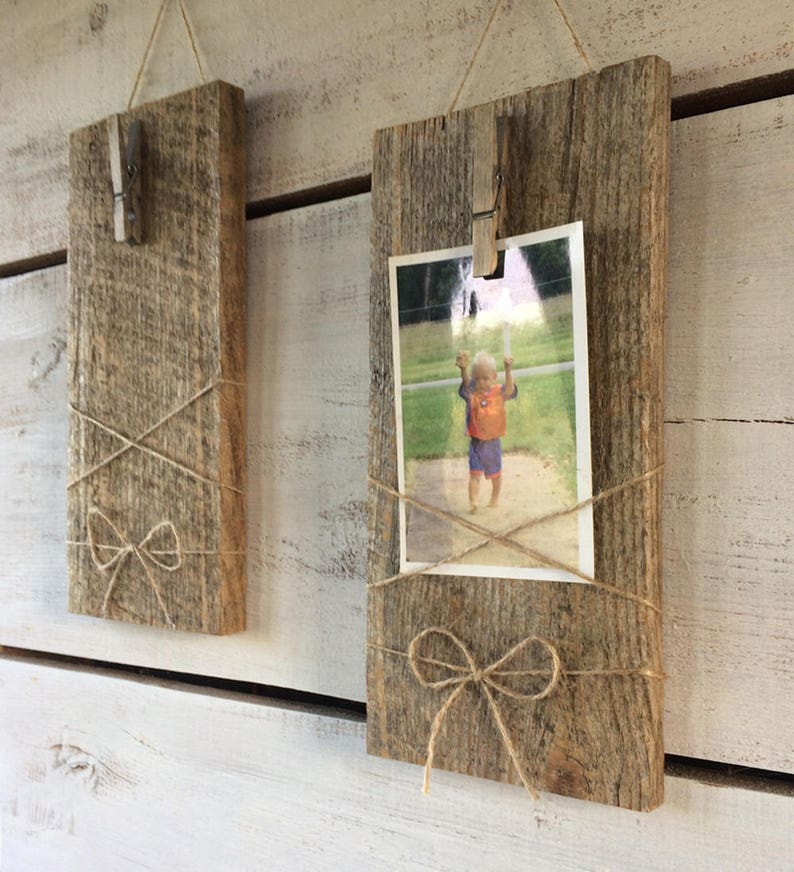 Wood Picture Frame, Farmhouse Picture Frames, Barnwood Picture Frames ...