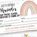 BUNDLE Boho Rainbow Instant Downloads Enrollment Forms Daycare Home ...