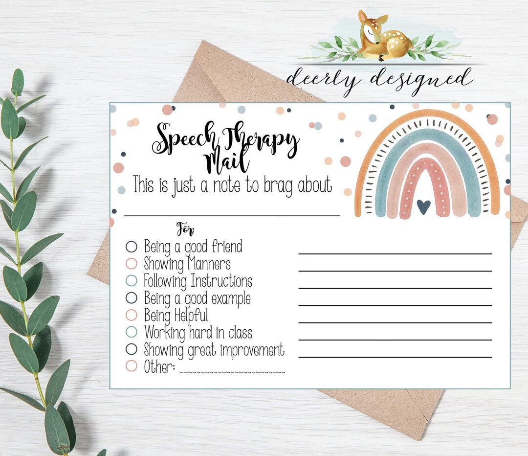 Speech Therapist - Speech Therapy Note - Speech Therapy Resources ...