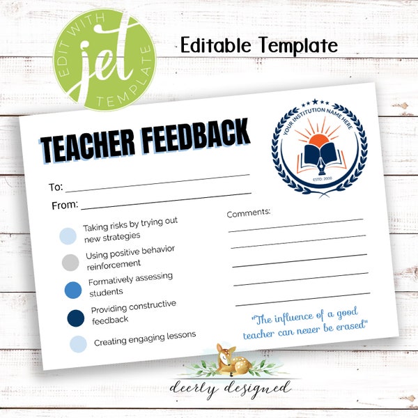 Teacher Observation Forms - Etsy