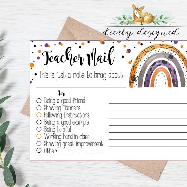 Teacher Note Cards - Etsy