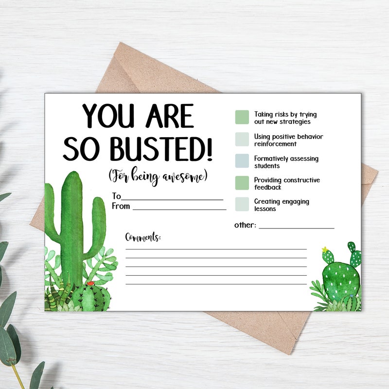 Classroom Cactus - Etsy