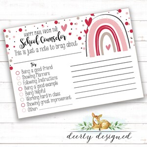 School Counselor Valentines Mail Note From the Counselor Counselors ...