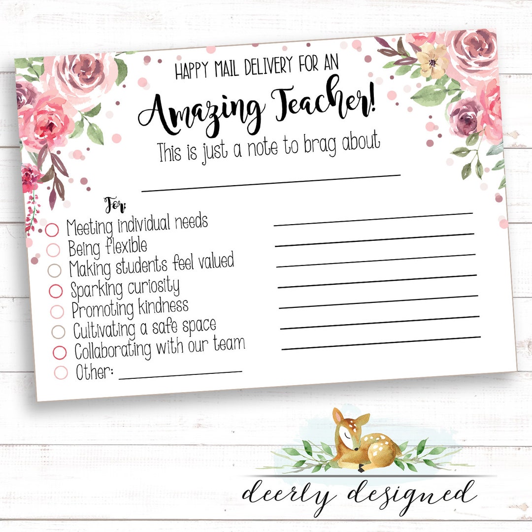 For Teachers, Walk-through Feedback, Note for Teachers, Teacher ...