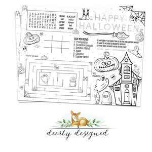 Halloween Activity Pages for Kids - Booed Treat Basket - Halloween ...