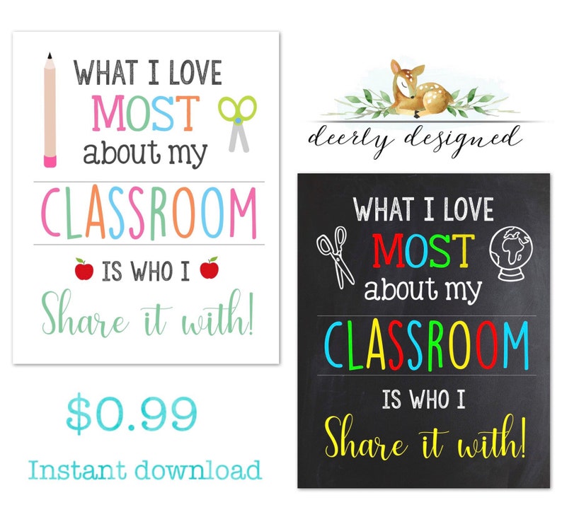 Classroom Quote Teacher's Sign Classroom Printable - Etsy